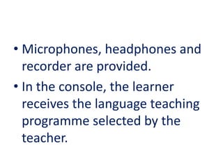 Language laboratory 1 | PPTX