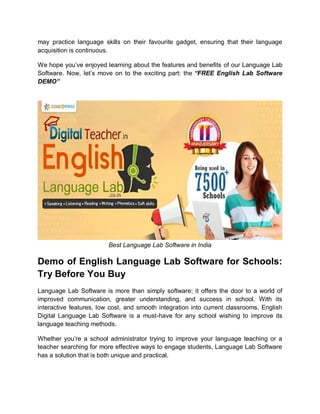 Language Lab Software Complete Guide + FREE English Lab Software DEMO ...