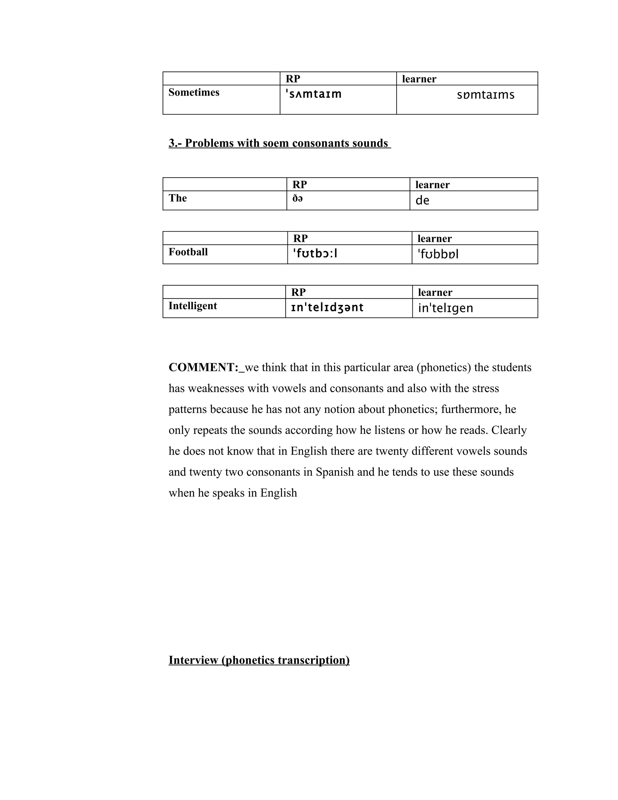 Language learner profile | DOC | Education