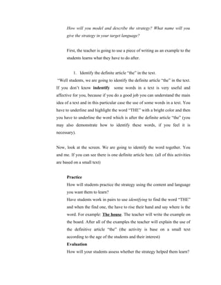 Language learner profile | DOC | Education