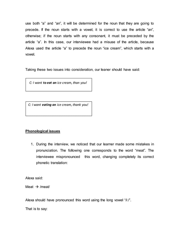 Language learner profile. | DOCX | Education