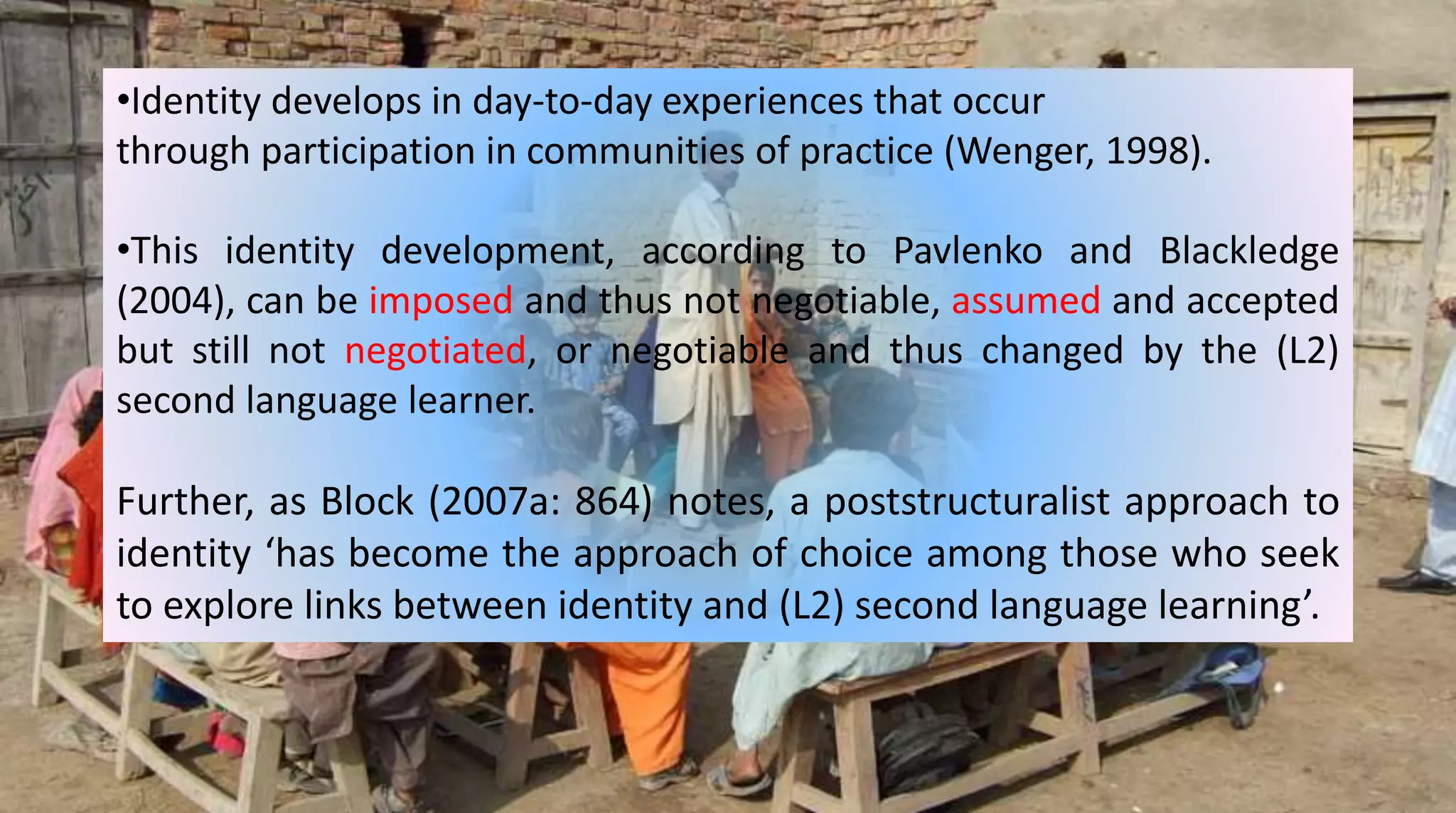 Language learning and identity | PPT