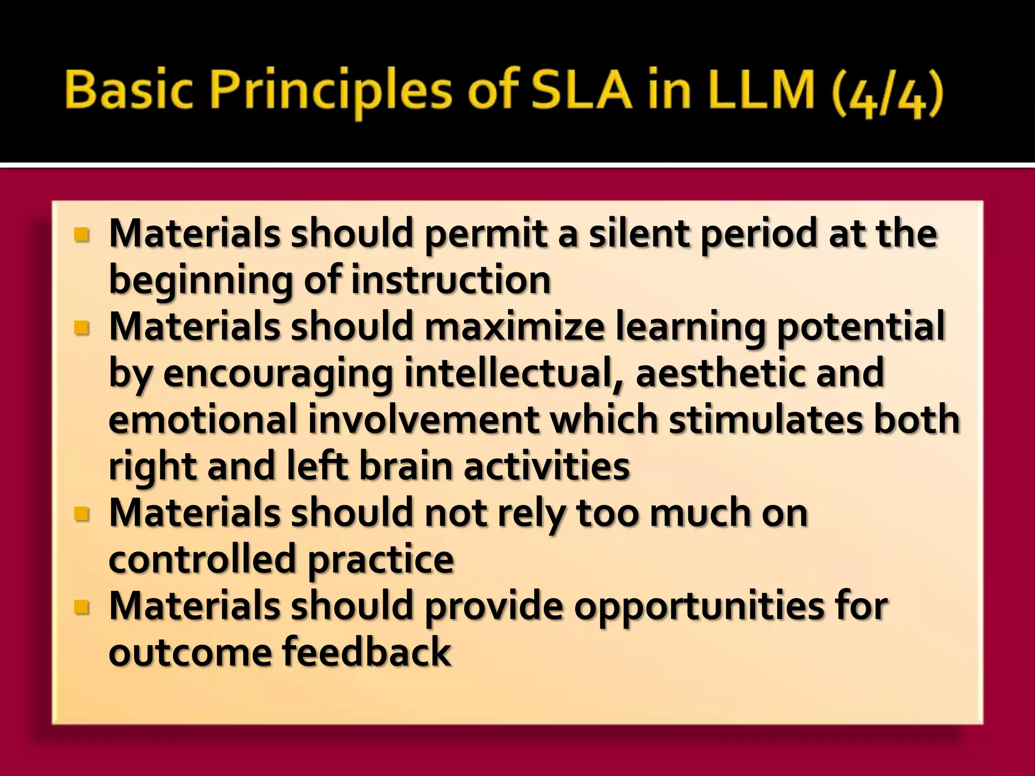 Language learning materials development | PPTX