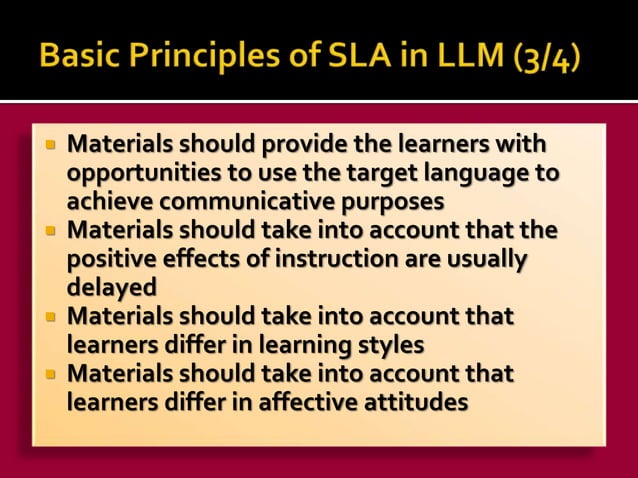 Language learning materials development | PPTX