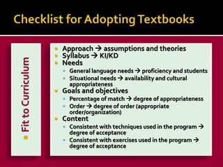 Language learning materials development | PPTX