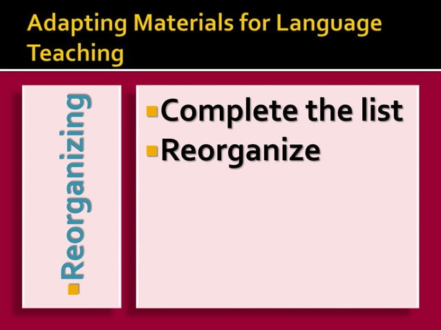 Language learning materials development | PPTX