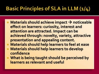 Language learning materials development | PPTX