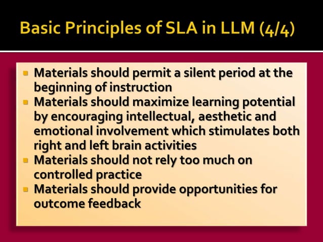 Language Learning Materials Development Language Learning Materials Development