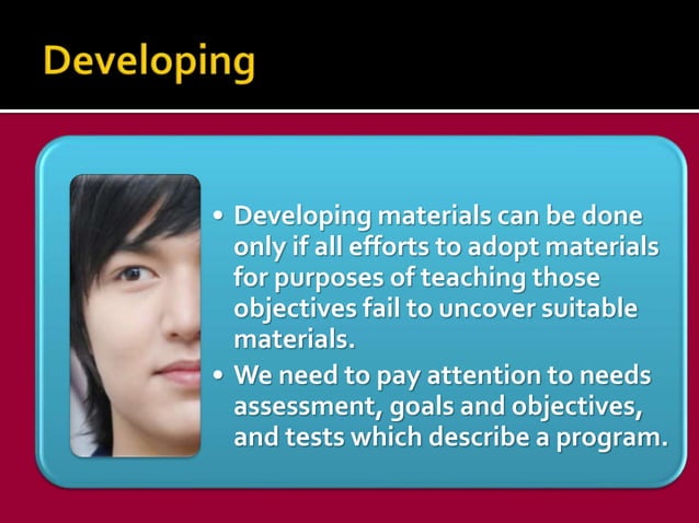 Language learning materials development Language learning materials development
