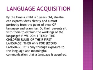 Language learning ppt | PPTX