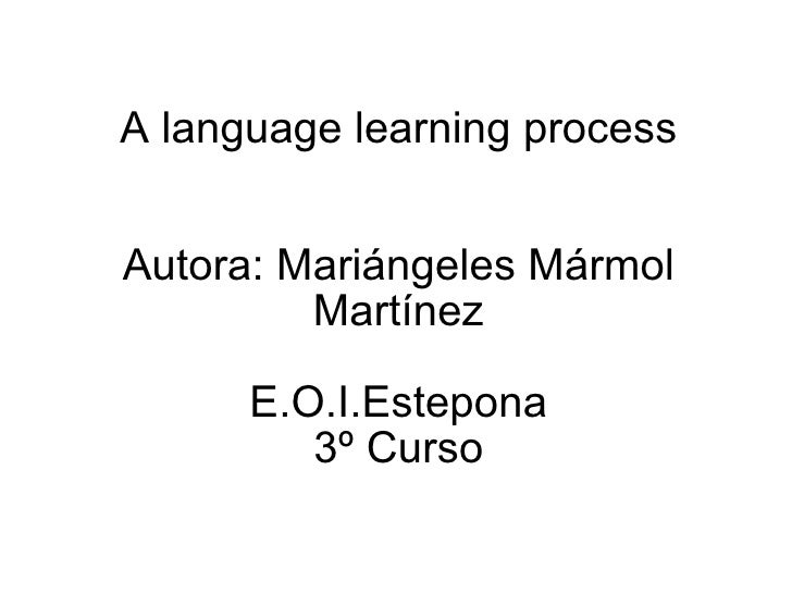 Languagelearningprocess