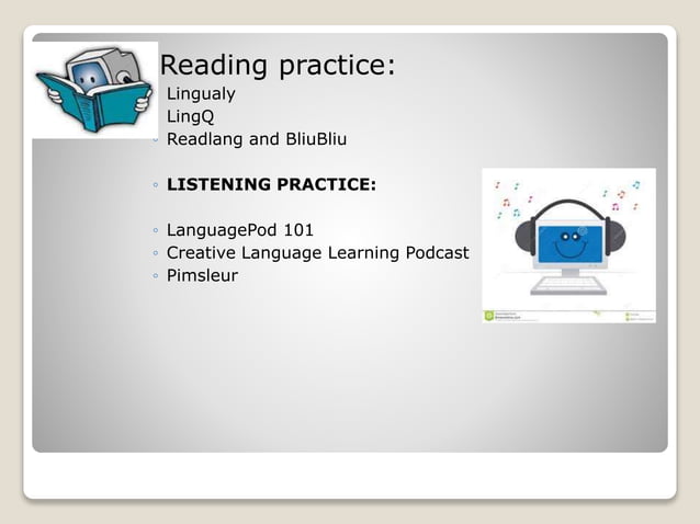 Language learning resources | PPT