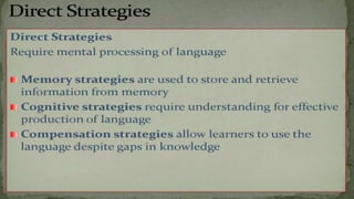 Language learning startegies | PPTX
