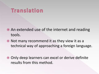 Language learning strategies | PPT