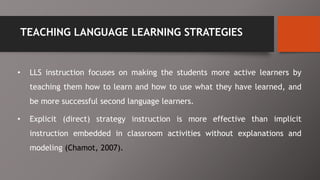 Language learning strategies | PPTX