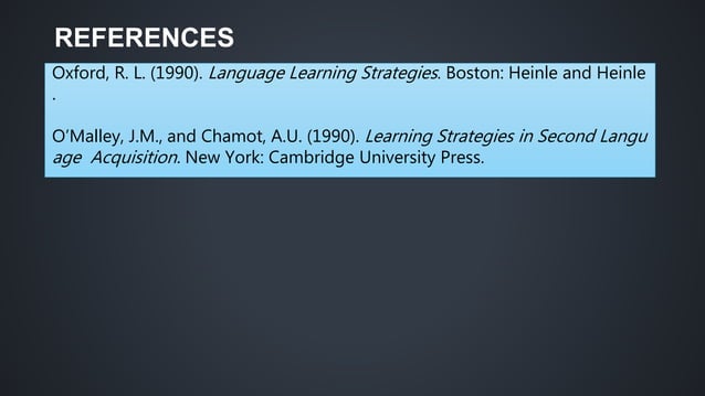 Language learning styles and strategies | PPTX