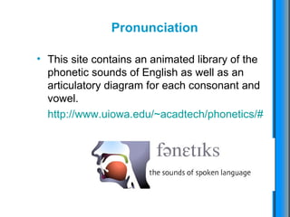 Language Learning Technologies | PPT | Education