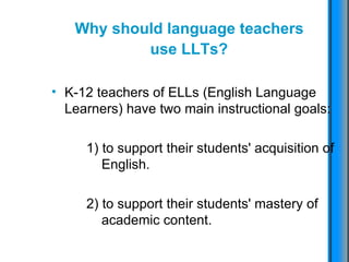 Language Learning Technologies | PPT | Education