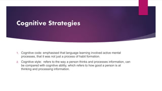 Language learning theories | PPTX