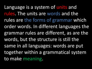Language letter | PPT