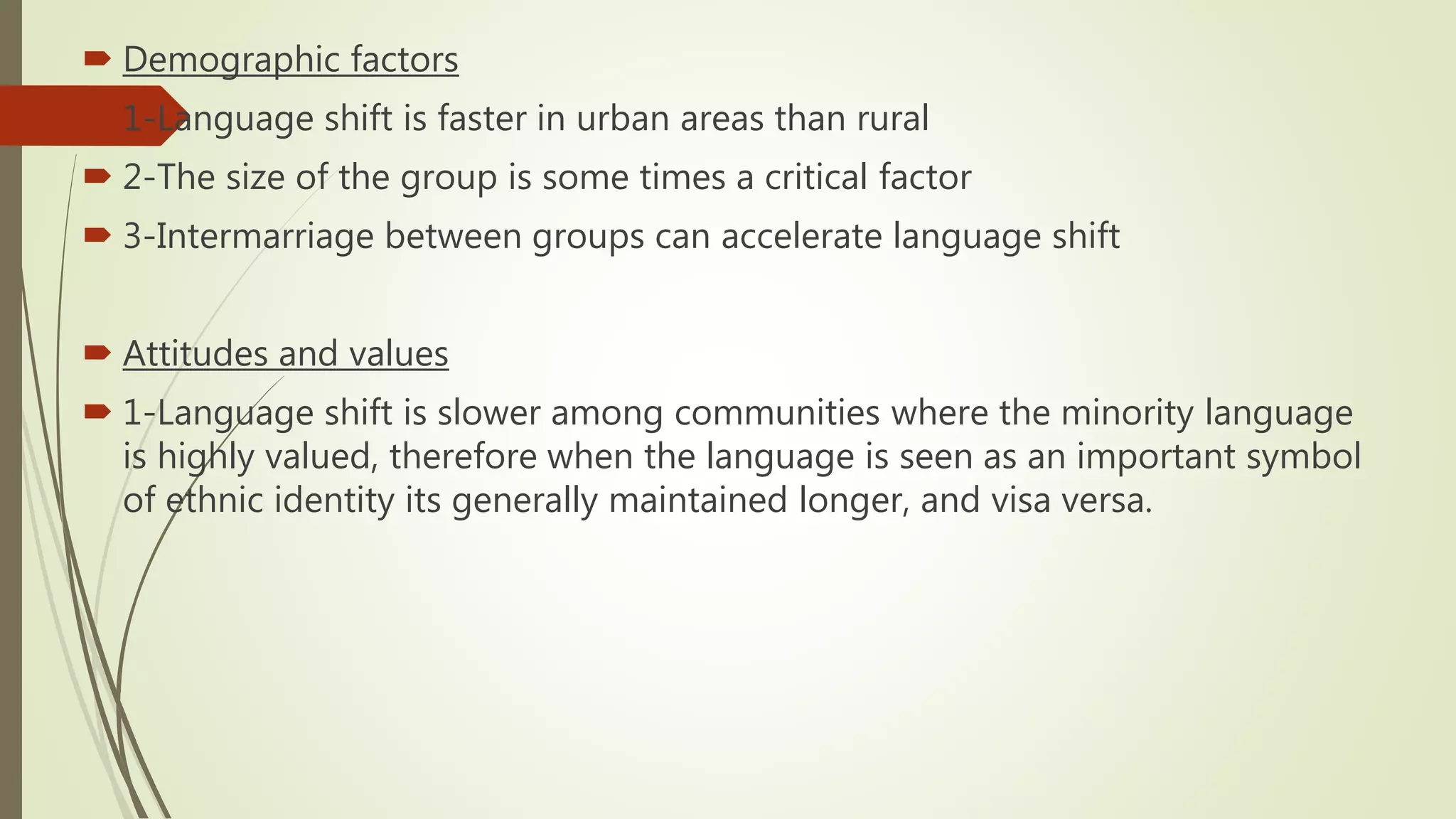 Language maintenance and Shift. | PPTX
