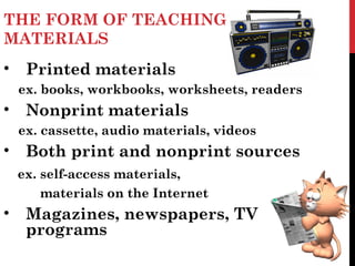 Language materials | PPT