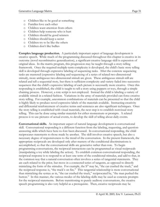 Language matrix Larsson | DOC