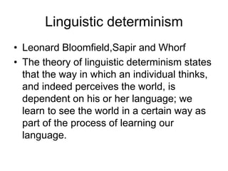 Language & Mind Fredinand de Saussure.ppt