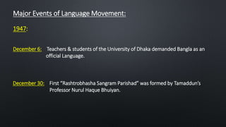Language movement | PPTX
