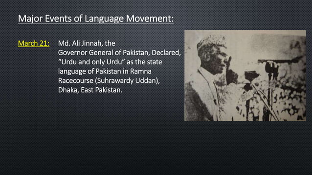 Language movement