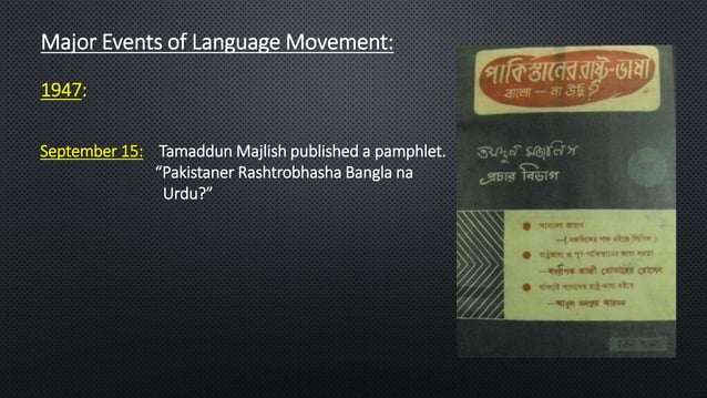 Language movement