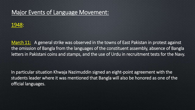 Language movement