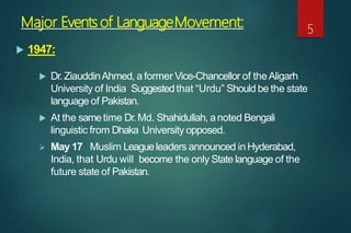 Language movement | PPTX