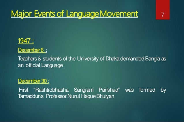 Language movement