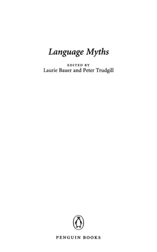 Language myths.pdf it is a great book that i know | PDF