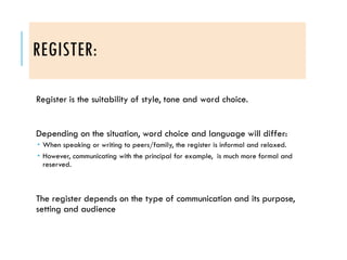 Information for teaching English language Skills | PPTX