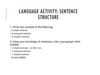 Information for teaching English language Skills | PPT