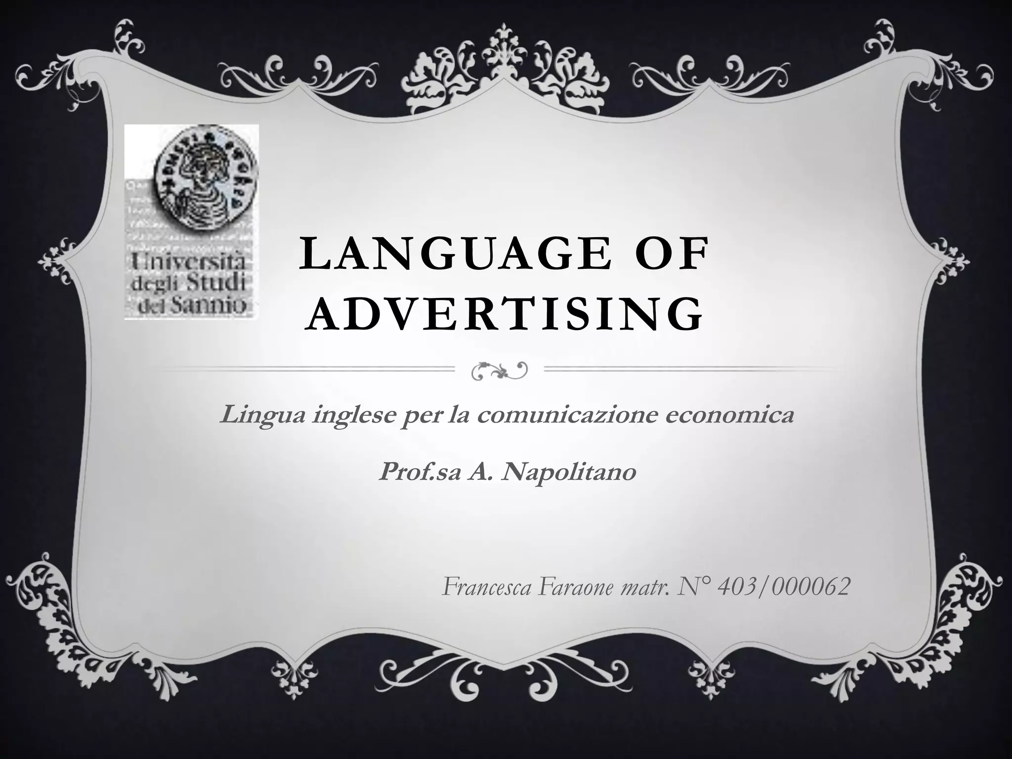 Language of advertising | PDF