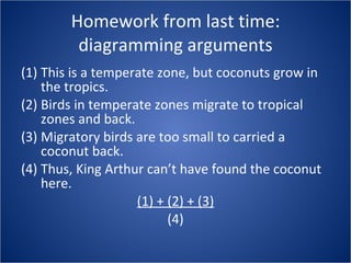 Language of Arguments | PPT