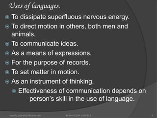 Language of communication | PPSX