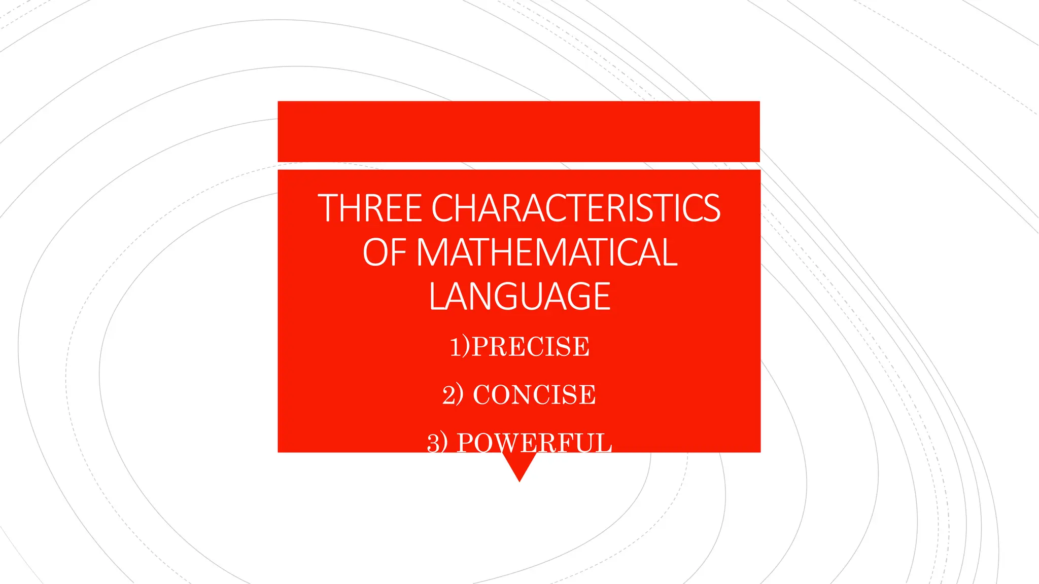 language of mathematics- nature and meaning pptx | PPTX