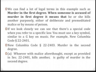 Language of the law | PPTX