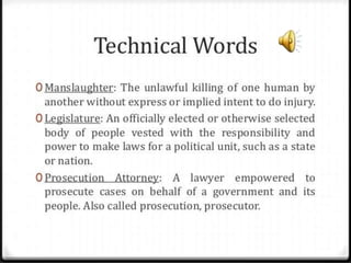 Language of the law | PPTX