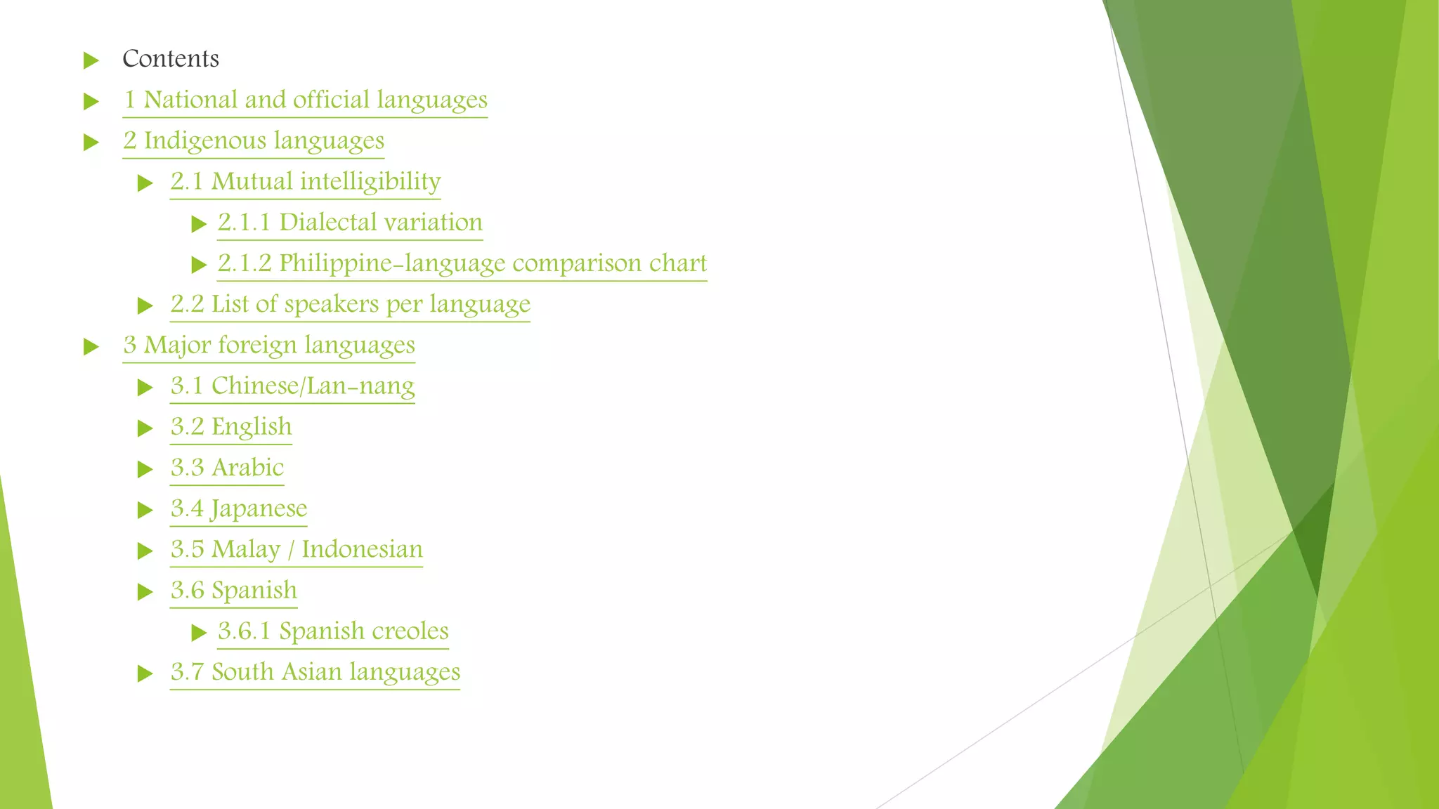 Language of the Philippines ppt | PPTX