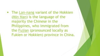 Language of the Philippines ppt | PPTX
