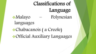Language of the Philippines ppt | PPTX