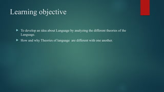 Language Origin theories in detail .pptx