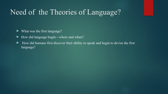 Language Origin theories in detail .pptx
