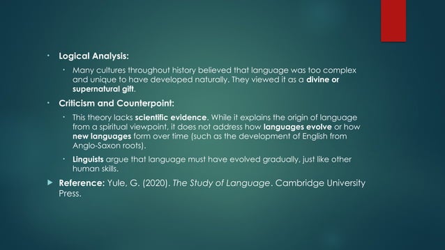 Language Origin theories in detail .pptx
