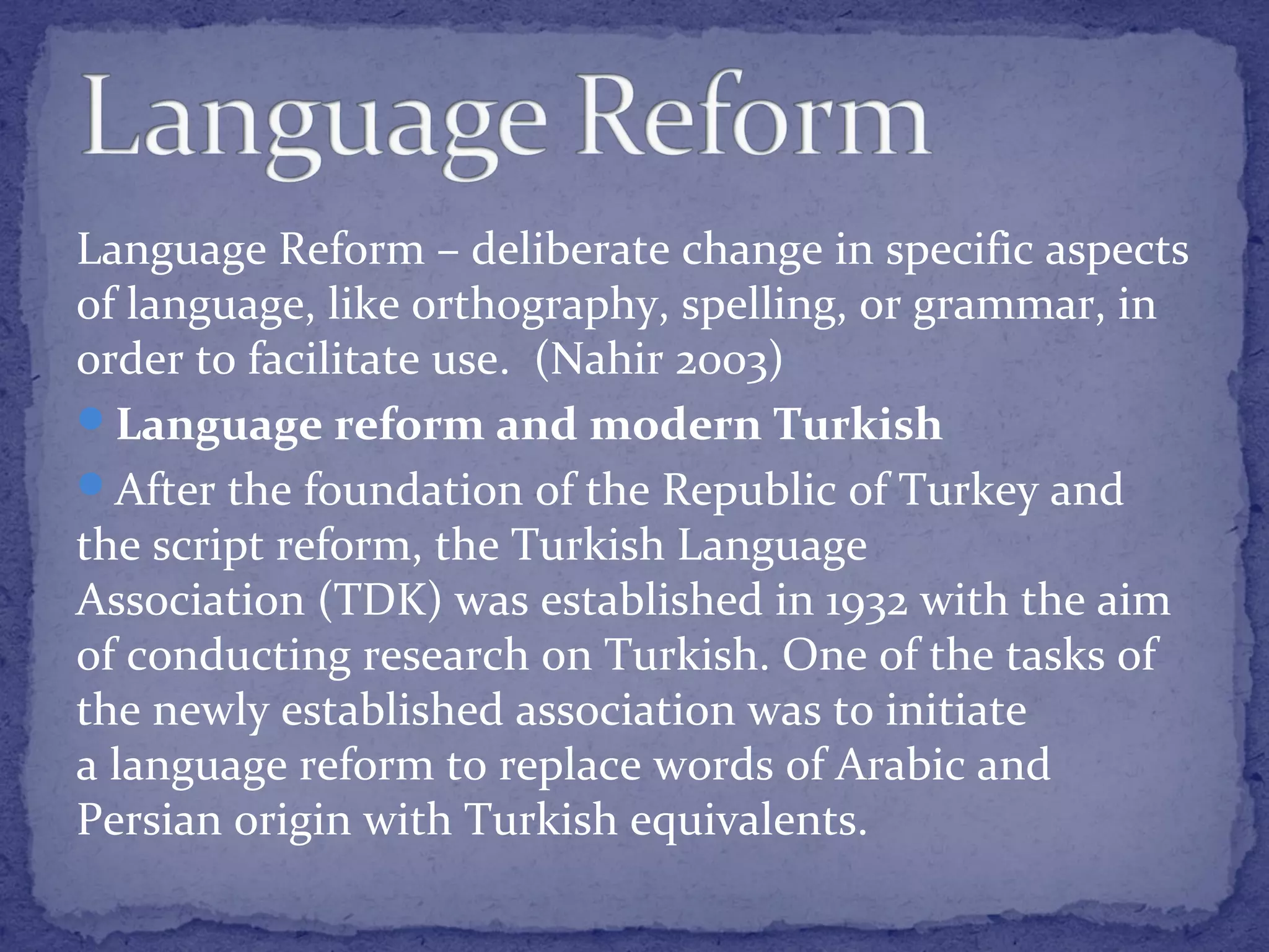Language planning | PPT